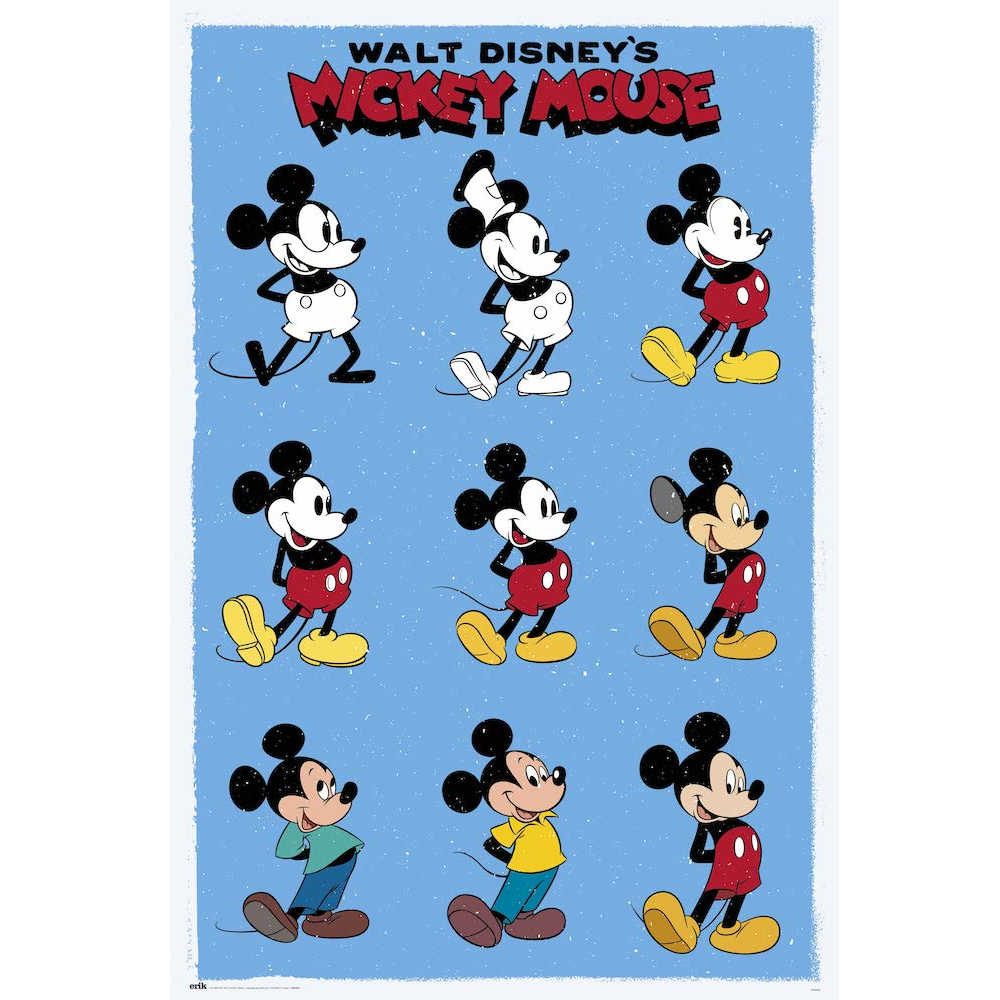 Poster disney MICKEY MOUSE - Dansmamaison